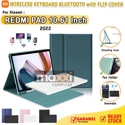 Jual Xiaomi Redmi Pad Wireless Keyboard Kibord Keybord Papan Ketik Case ...