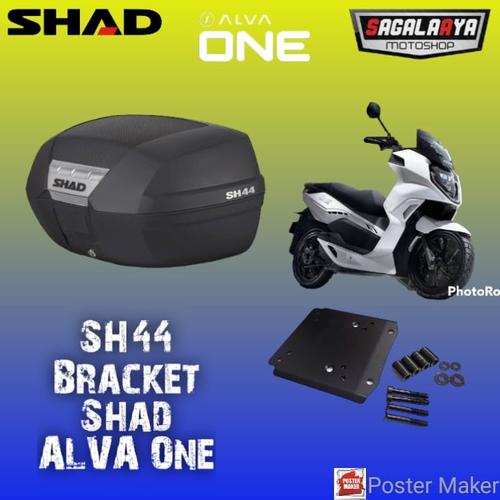 Jual Paket Box SHAD SH44 Bracket Original SHAD motor listrik Alva One ...