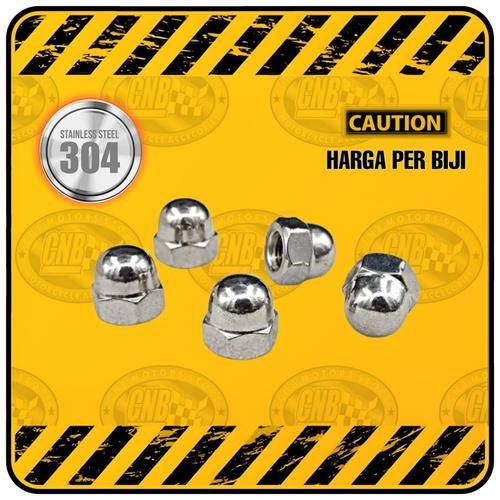 Jual CAPNUT MUR TOPI STAINLESS M10 DRAT HALUS SETARA UNTUK BAUT KUNCI ...