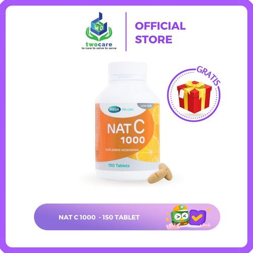 Jual Mega We Care NAT C 1000 Mg 30 Tablet Vitamin C Daya Tahan Tubuh ...