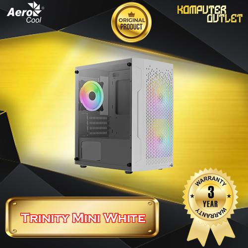 Jual AEROCOOL TRINITY MINI WHITE V2 MINI TOWER CASE TEMPERED GLASS ...