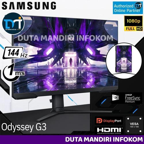 Promo SAMSUNG Odyssey G30A S24AG30 24" -FHD 144Hz 1ms Pivot HDMI DP ...