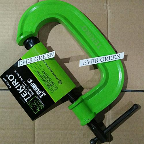 Jual Klem C TEKIRO 4" in Clamp C Alat Jepit Catok Clem C utk besi kayu ...