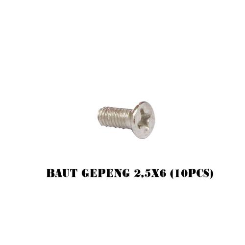 Jual EELIC BAT-2.5GPG ISI 10 PCS Ada pilihan type Baut Gepeng Untuk ...
