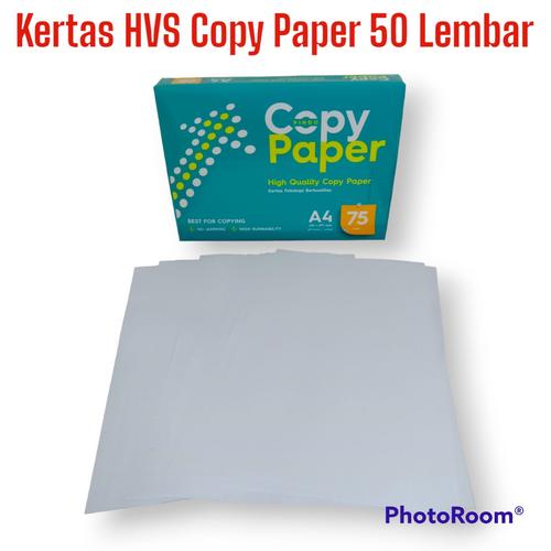 Jual KERTAS HVS UKURAN A4 / COPY PAPER 75 GSM ISI 50 LEMBAR - Jakarta ...
