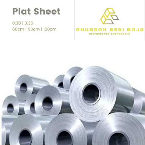 Jual Plat Sheet / Seng Talang Coil Galvalum - 0.30mm, 90cm - Kab. Bogor ...