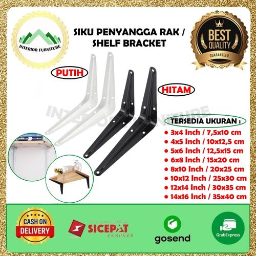 Jual Siku Penyangga Rak Besi Breket Ambalan Shelf Bracket Rak Gantung ...