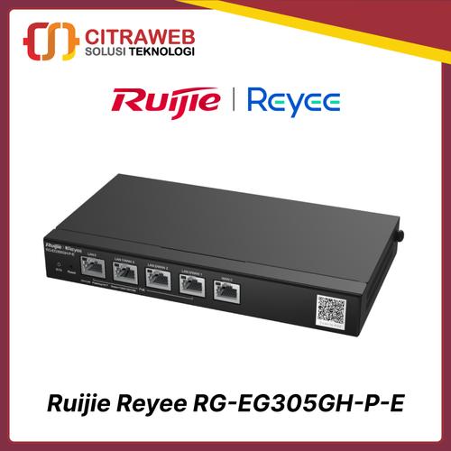 Jual Ruijie Reyee RG-EG305GH-P-E 5 Port Cloud Managed PoE Router - Kab ...