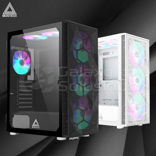Promo Montech X3 MESH ATX Tempered Glass Gaming Case - Putih Cicil 0% ...