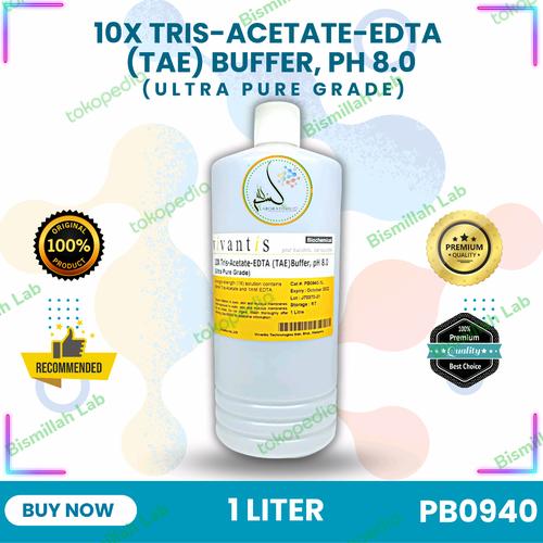 Jual 10X Tris-Acetate-EDTA (TAE) Buffer, pH8.0, Ultra Pure Grade, 1 Liter - Kab. Bogor ...