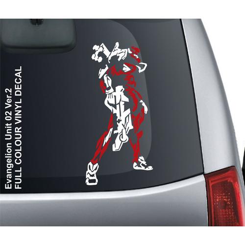 Jual Sticker Cutting Evangelion Eva Unit 02 Ver 2 Anime Manga - Full ...