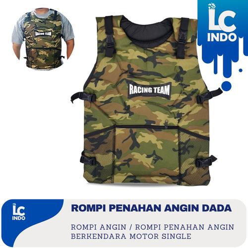 Jual Rompi Motor anti angin dada pelindung dada Touring Double Layer ...