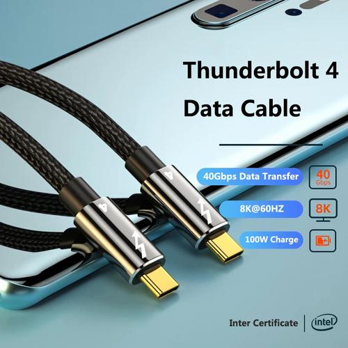 Promo USB C THUNDERBOLT 4 TYPE C TO C 100W CABLE 8K 60Hz 40Gbps DATA - Kota Depok - D&D-oLshop ...