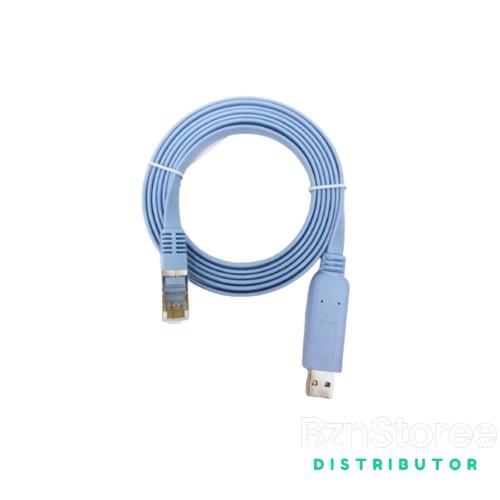 Jual KABEL CONSOLE USB TO RJ45 / KABEL USB TO RJ45 FLAT / KABEL USB TO ...