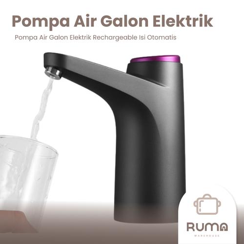 Promo POMPA ELEKTRIK AIR GALON Otomatis USB Rechargeable Praktis ...