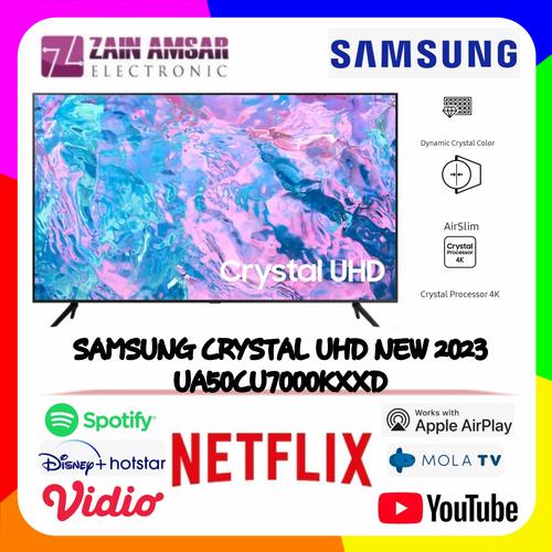 Jual SAMSUNG UA50CU7000 CRYSTAL UHD 4K SMART TV 50 INCH NEW 2023 - Kota ...