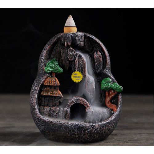 Jual tempat dupa kerucut asap air terjun hiolo hiasan meja hiasan rumah ...