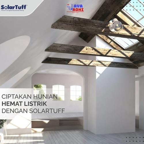 Jual Solartuff SolarFlat 1,2mm Atap Bening Anti UV - clear bening, 50cm ...