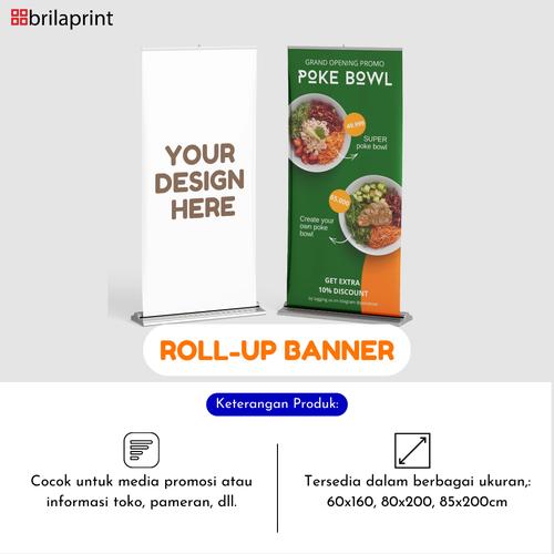 Jual Roll Up Banner / Standing Banner Alumunium - 60x160cm - Kab. Tangerang - Brila.id | Tokopedia