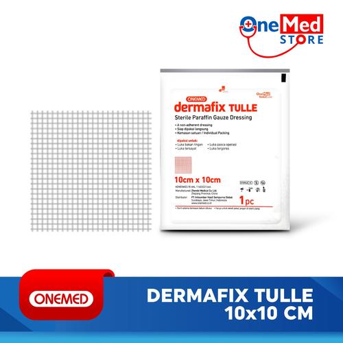 Jual Dermafix Tulle 10 x 10 Cm Paraffin Gauze Onemed 1 Pcs - Jakarta ...