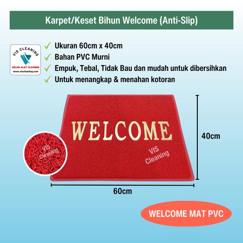 Jual Karpet/Keset Welcome PVC Bihun 38 X 58 cm - RANDOM - Jakarta Barat ...