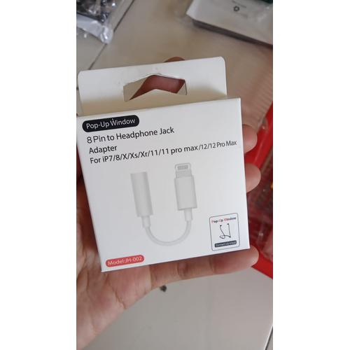 Jual KABEL AUDIO OTG LIGHTNING MALE TO JACK 3.5MM FEMALE SUPPORT POP UP ...