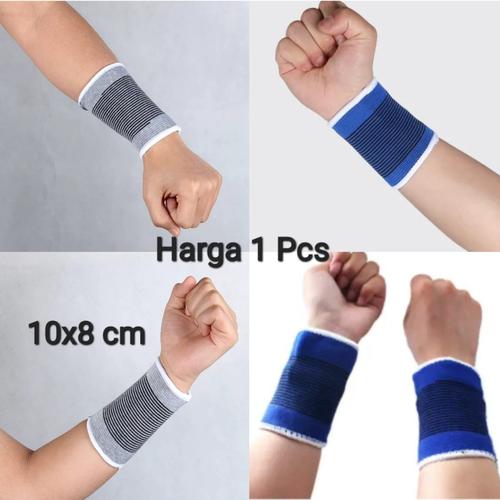 Jual Wristband Wrist Band Handband Arm Pergelangan Tangan Hand Band Deker - Biru - Kab. Bekasi ...