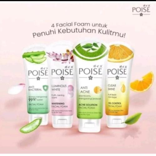 Jual Poise Facial Foam 100g Poise Face Wash Sabun Cuci Muka 100 g ...