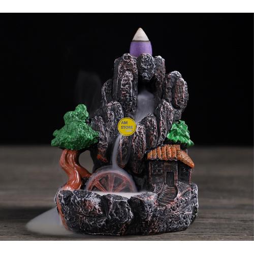 Jual tempat dupa kerucut asap air terjun hiolo hiasan meja aroma terapi ...