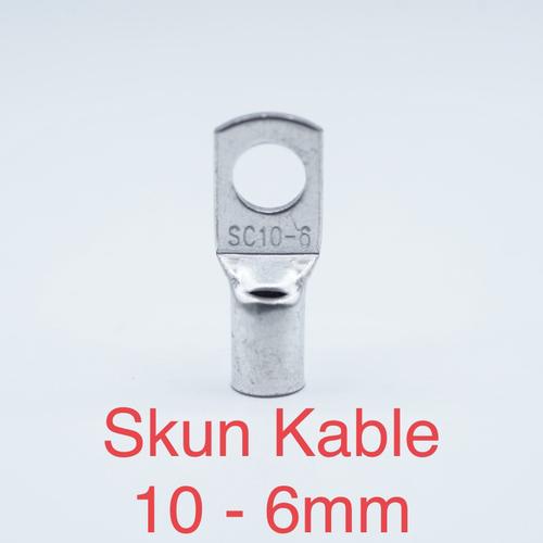 Jual Skun Kabel Tembaga SC 10 - Lubang 6mm M10-6 Copper Cable Lug ...