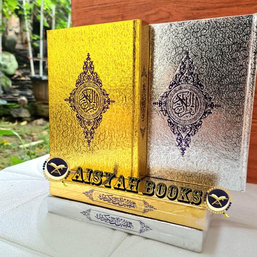 Jual alquran emas ukuran A4 kertas hvs huruf besar tebal, quran murah ...
