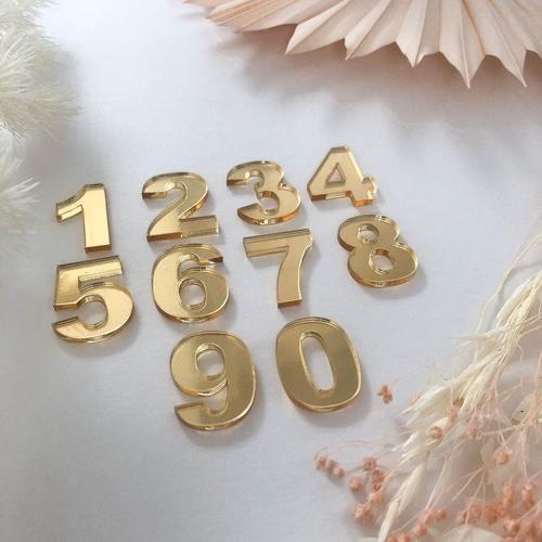 Jual Angka Huruf Akrilik Timbul Acrylic Mirror Letter Signage Laser ...