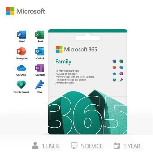 Jual POSA CARD Microsoft Office 365 Family Digital Download - Jakarta ...