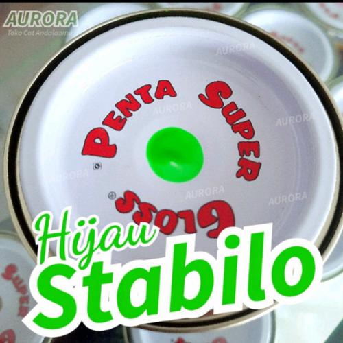 Jual Cat Ijo Stabilo Penta Super Gloss 5860-62074 Hijau Stabilo Cerah ...