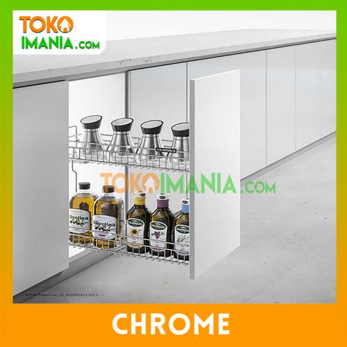 Jual Rak Botol Tarik HIGold Indonesia Fashion Narrow Drawer Basket ...