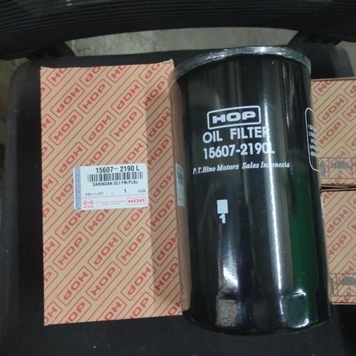 Jual FILTER OLI HINO LOHAN 500 HOP Kobelco SK200-8 15607-2190L - sakura ...