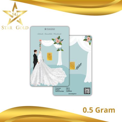 Promo Logam Mulia StarGold Edisi Wedding Series 04 - WD04 0.5Gram Cicil ...