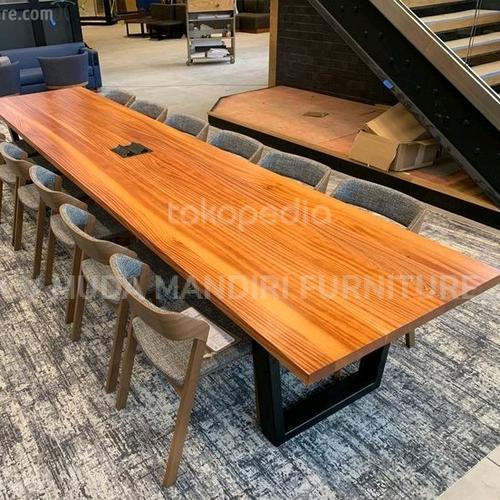 Jual Meja meeting table big size 300 × 80 × 75 × 3 cm , kayu mahagonny ...