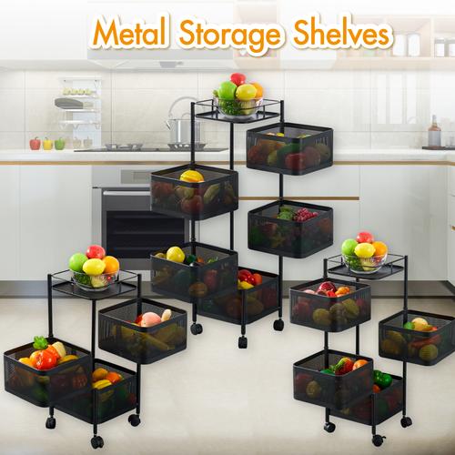 Jual BG Metal Storage Rak Susun Troli Besi Serbaguna Tingkat Model ...