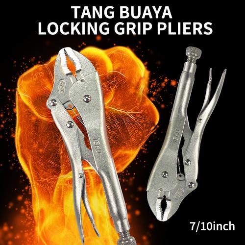Jual ISKU Tang buaya bengkok vise grip locking plier curve -Tang jepit ...