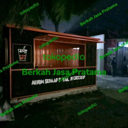 Jual Booth kontainer minuman kekinian ukuran 4x2 - Kota Bekasi - Berkah ...