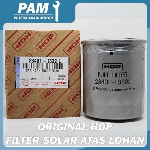 Jual FUEL FILTER SOLAR ATAS HINO LOHAN TIPE 23401 - 1332 L HOP ASLI ...