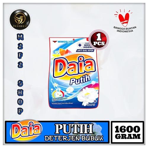 Jual Daia Putih Deterjen Bubuk Sabun Cuci Baju - 1,6 kg (Harga Satuan ...