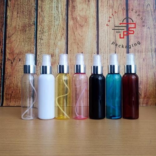 Jual Botol Spray 100Ml Pet Varian/Botol Spray Tutup Spray Silver Hall ...