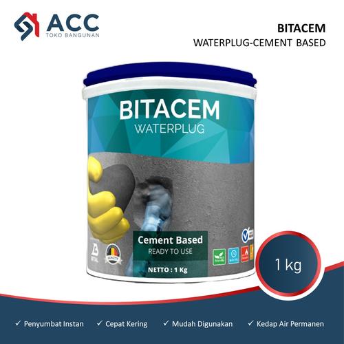 Jual Bitacem Waterplug Penyumbat Kebocoran Semen Anti Bocor Kolam 1 KG ...