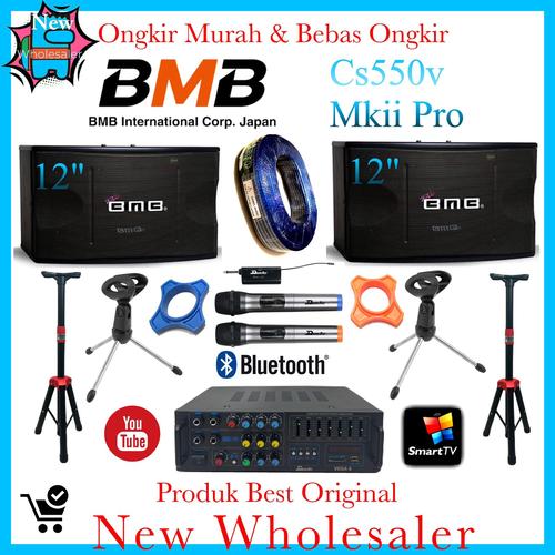 Jual Paket Sound system Karaoke 12 inch BMB CS550V mkii Pro Original ...