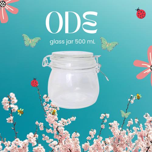 Jual ODE Hermetico Jar 500 mL | Toples Kaca Tutup Kait | Cookies Jar - Jakarta Barat - Soebi ...