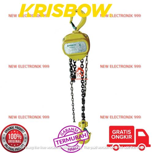 Jual KRISBOW CHAIN BLOCK 2.0TON X 3.0M PRCB2030 KW0501392 - Jakarta Barat - New Electronik 999 ...