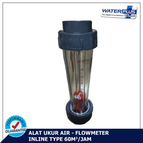 Promo Alat Ukur Air - Flowmeter atau Rotameter Tabung Inline Type 60m3 ...