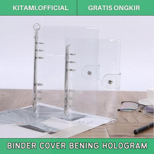 Jual COVER BINDER TRANSPARAN AESTHETIC | SAMPUL BINDER HOLOGRAM A5 A6 ...